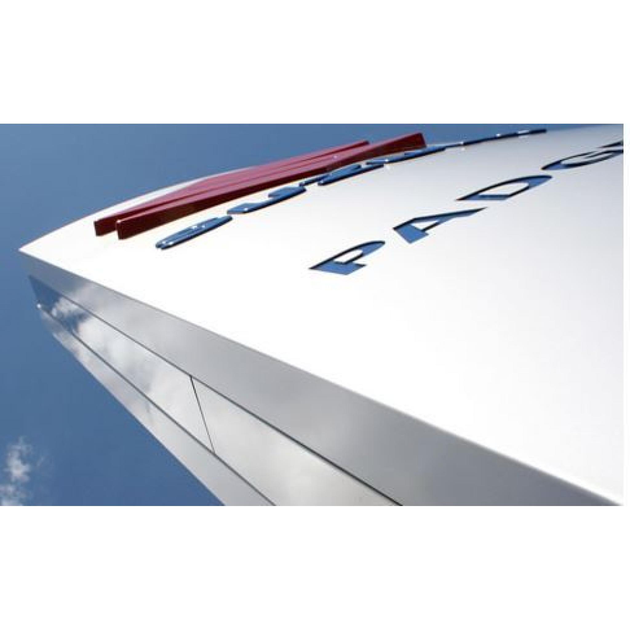 Matt White Aluminium Hoarding Sheet - We Cut To Size!